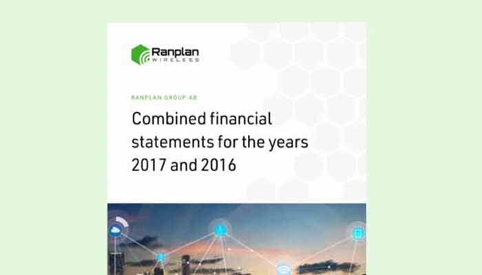 financial statements for the years 2017 and 2016 | Ranplan Wireless